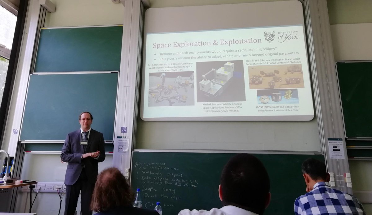 Workshop on Self-Configuring Modular Robotics for Earth and Space – Mosar